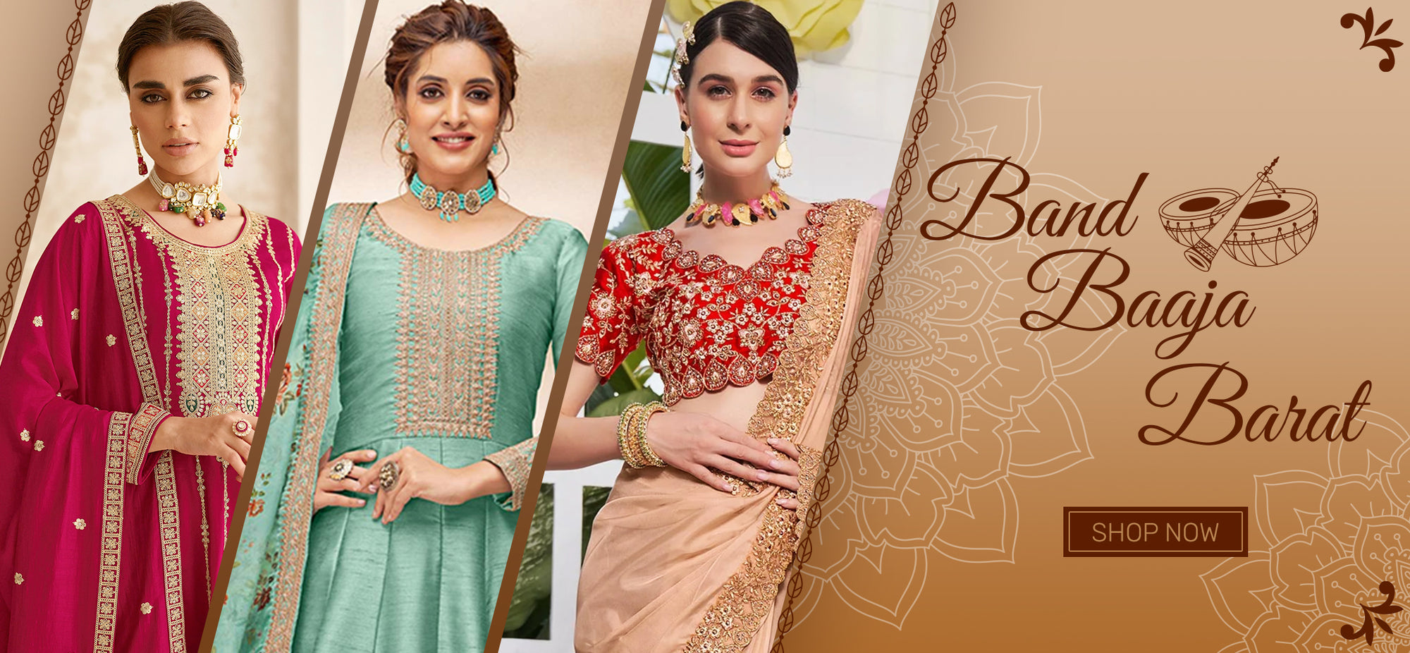 Women Clothing-Buy Designer Ethnic Wear, Ethnic Suits, Bottoms Online