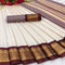 White And Maroon Checks With Woven Border Cotton Silk Saree